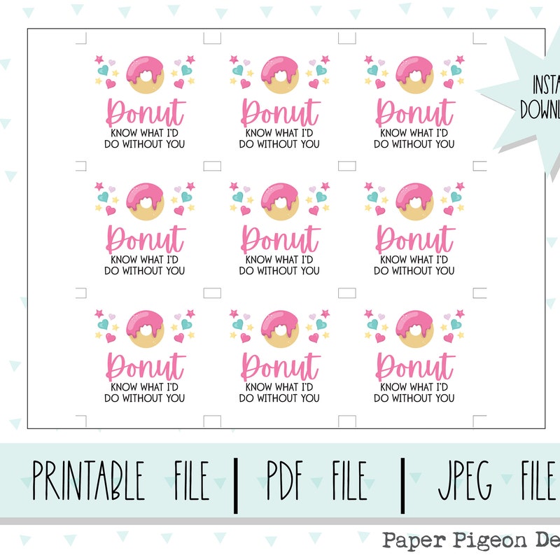 Donut I'd Do Without - Etsy