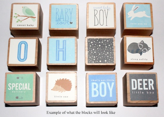 Baby Boy Blocks