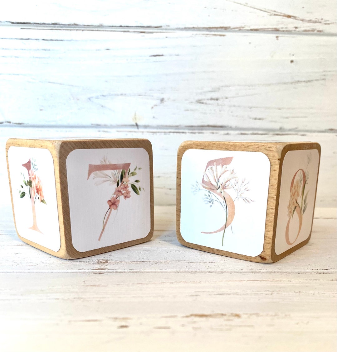 Milestone Blocks - Pregnancy Announcement - Baby Photo Prop - Wooden ...