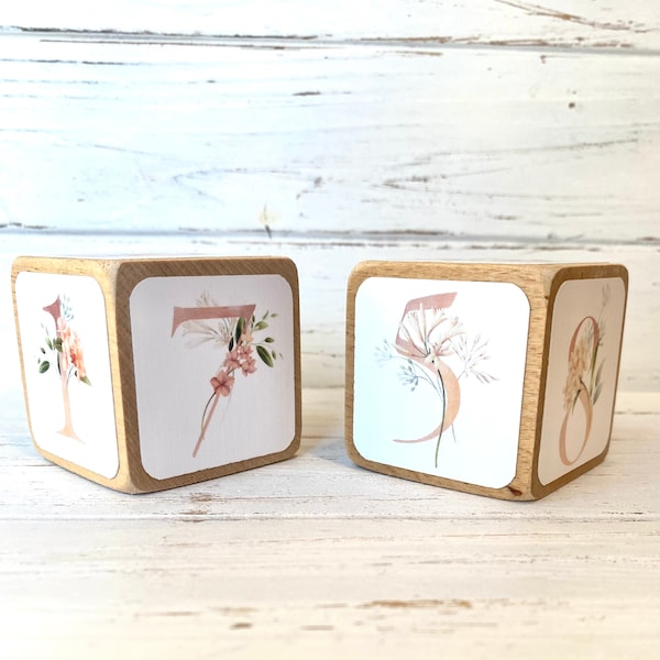 Milestone Blocks - Etsy