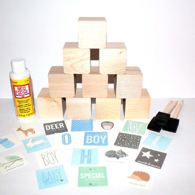 Wooden Baby Blocks - Etsy