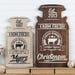 Personalized Milk Can Shape Farmhouse Style Wood Cutout Sign. | Etsy
