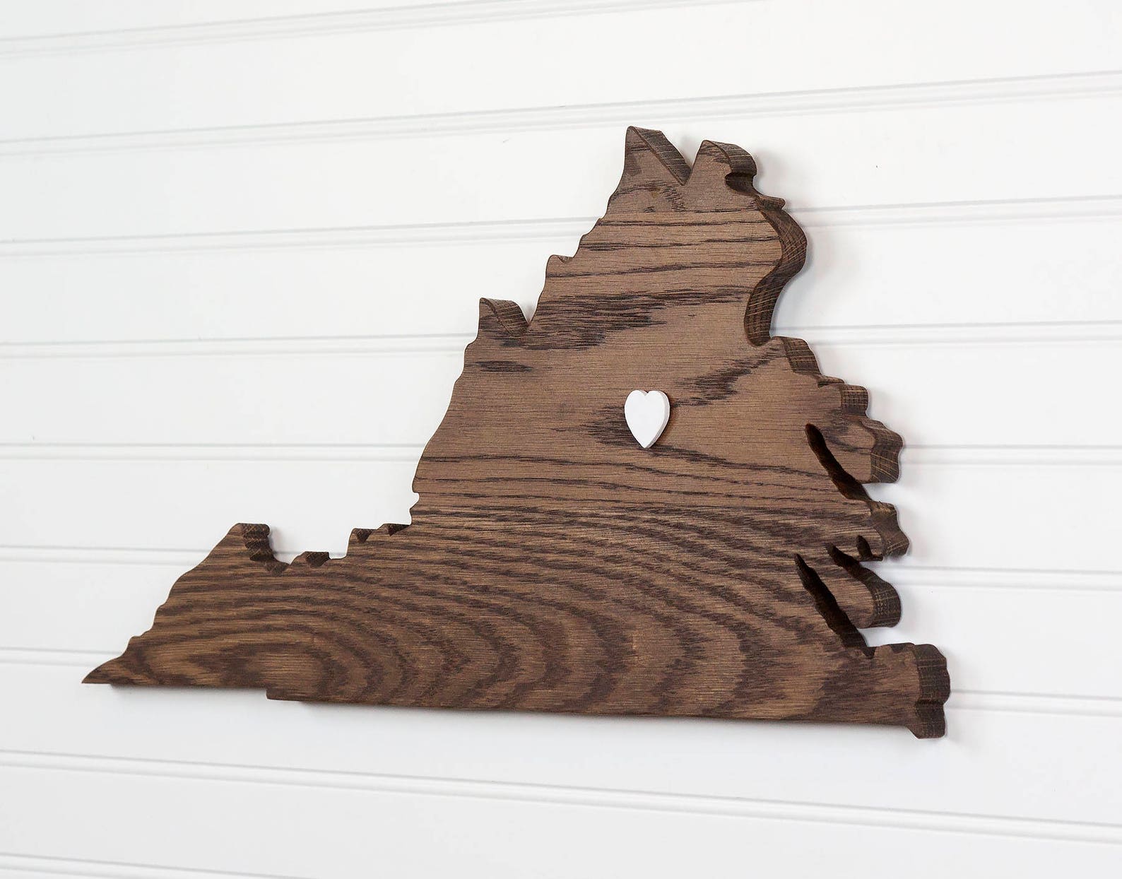 Virginia State Shape Wood Sign Cutout Wall Art. Modern Rustic - Etsy ...