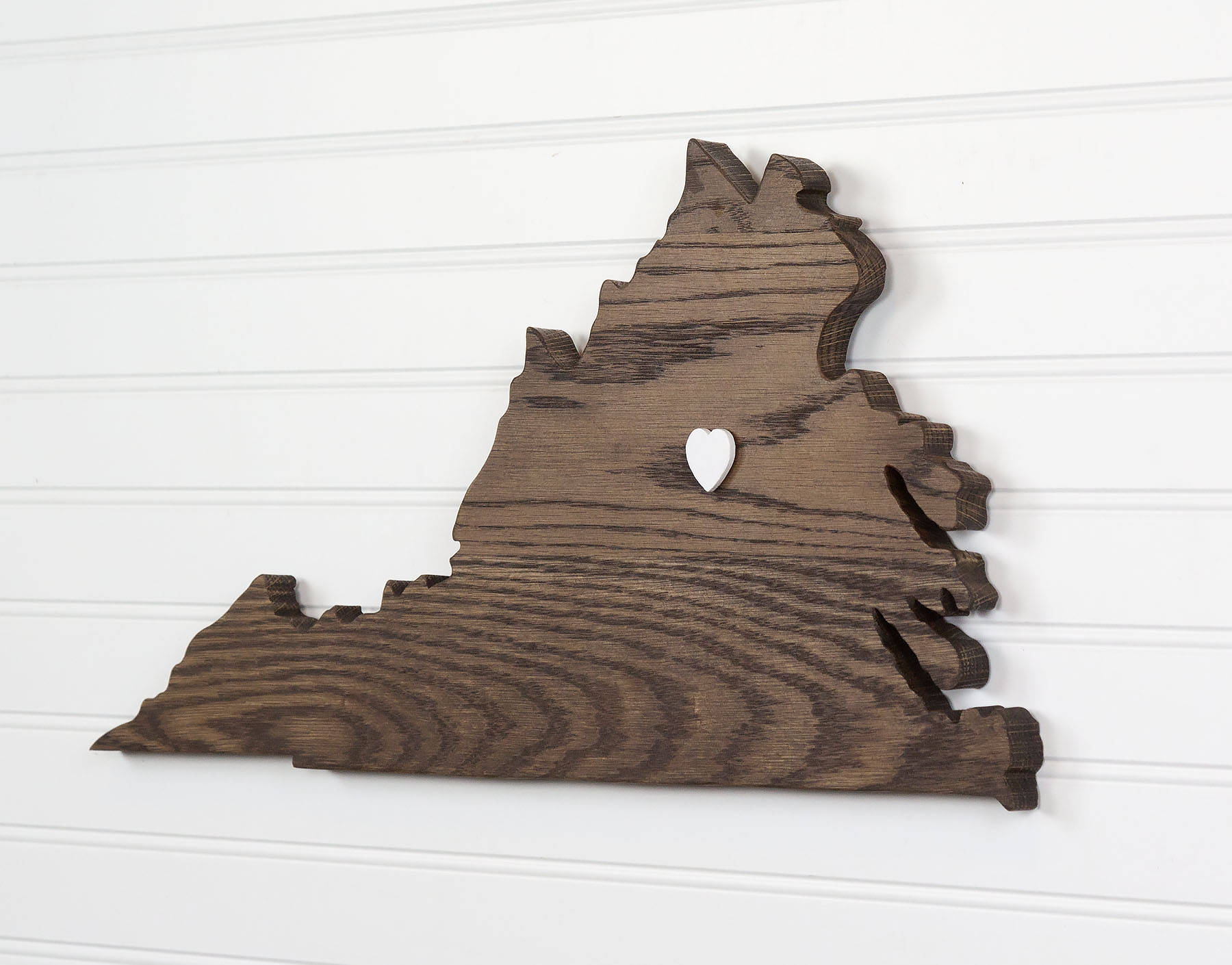 Virginia State Shape Wood Sign Cutout Wall Art. Modern Rustic - Etsy ...