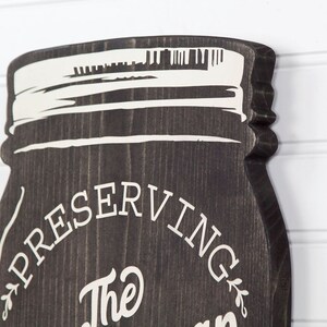 Personalized Mason Jar Shape Farmhouse Style Wood Cutout Sign Wall Art ...