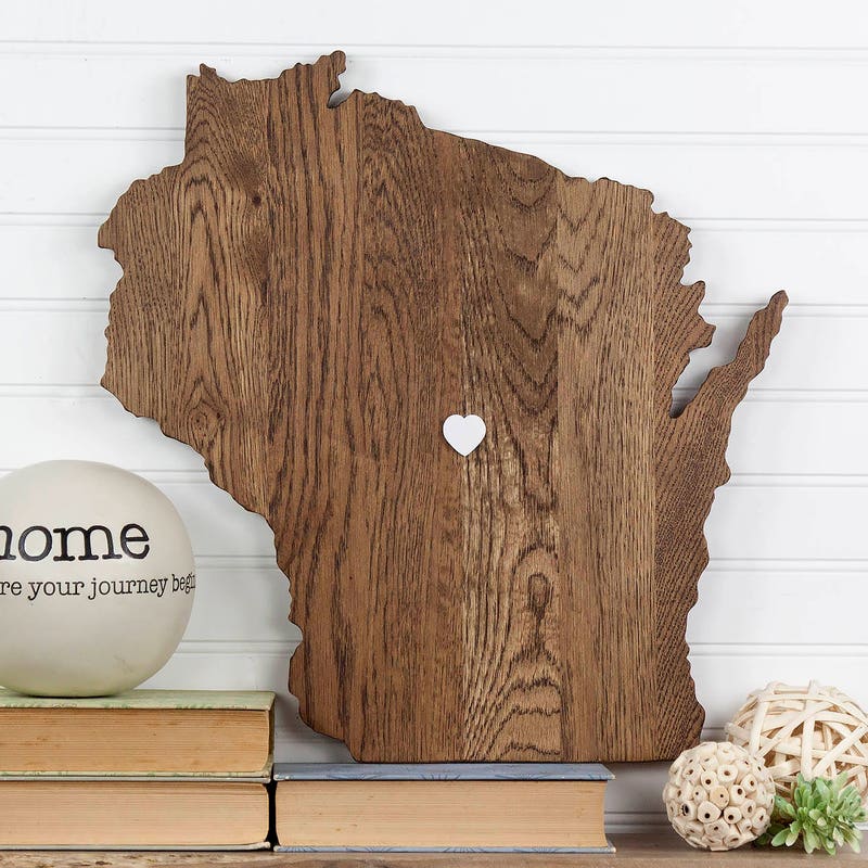 Wisconsin Home Sign - Etsy