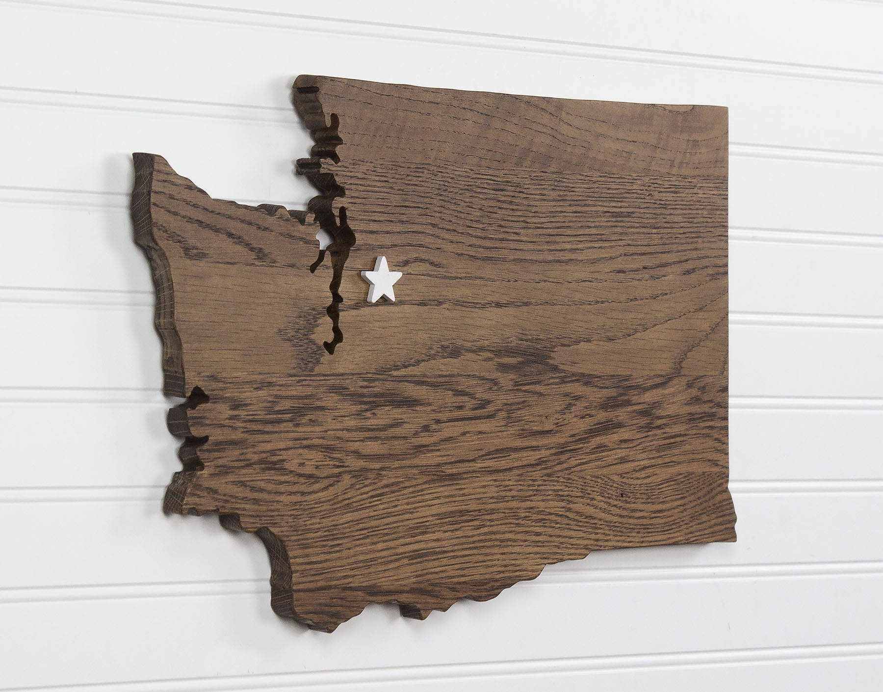 Washington State Shape Wood Sign Cutout Wall Art. Modern | Etsy