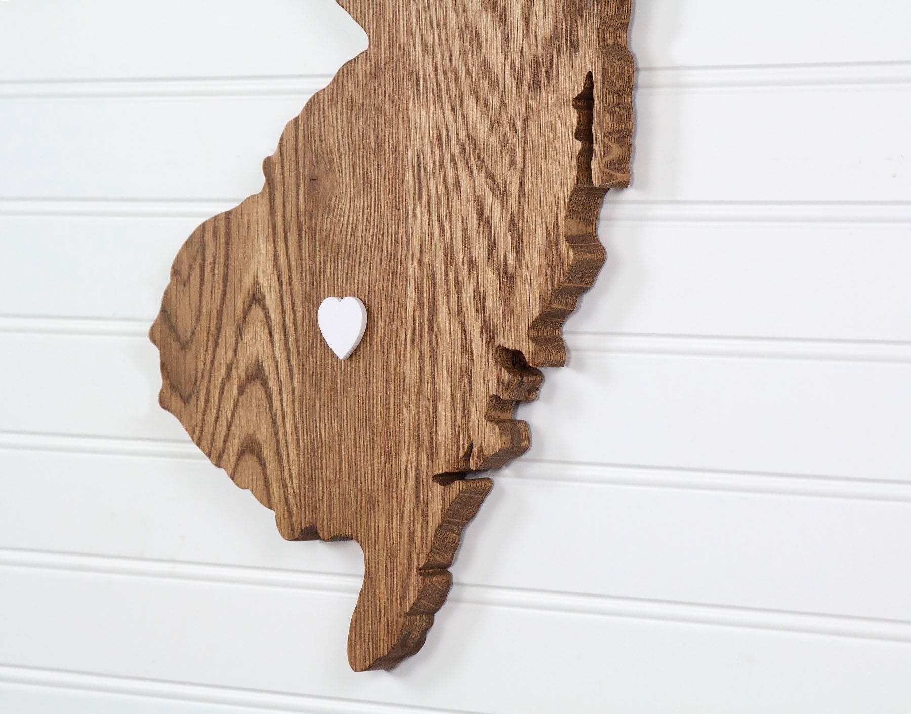 New Jersey State Shape Wood Sign Cutout Wall Art. Modern - Etsy Sweden
