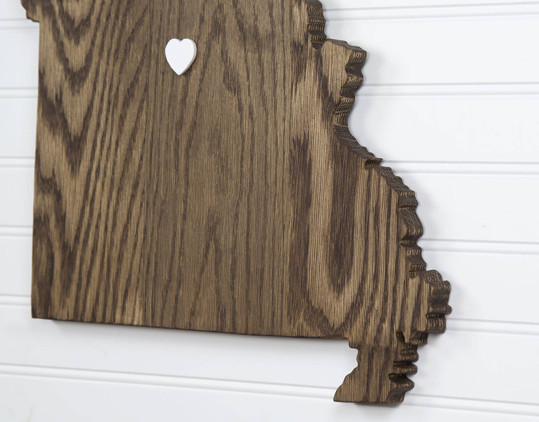 Missouri State Shape Wood Sign Cutout Wall Art. Modern Rustic ...