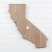 California State Shape Wood Sign Cutout Wall Art. Modern - Etsy