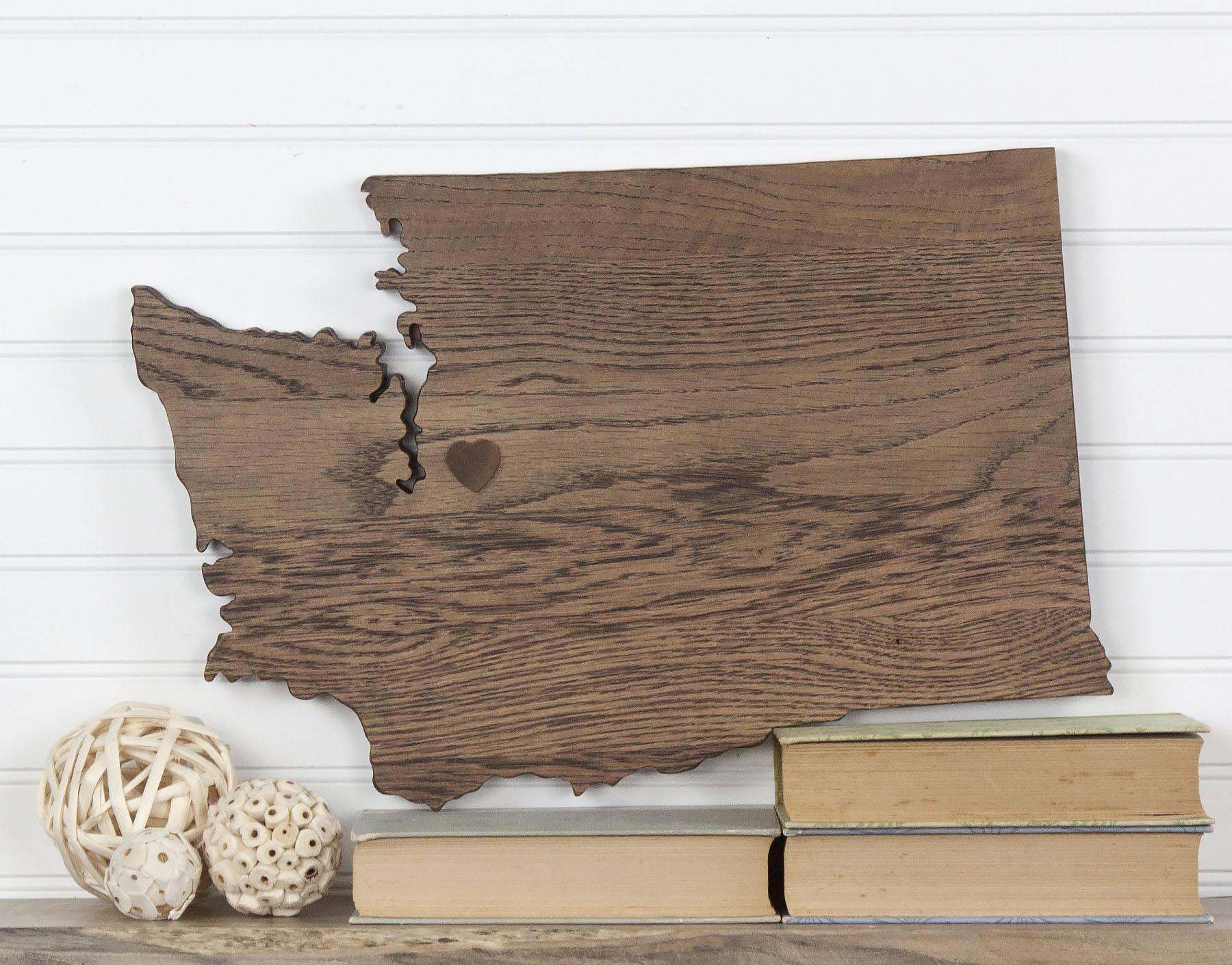 Washington State Shape Wood Sign Cutout Wall Art. Modern | Etsy