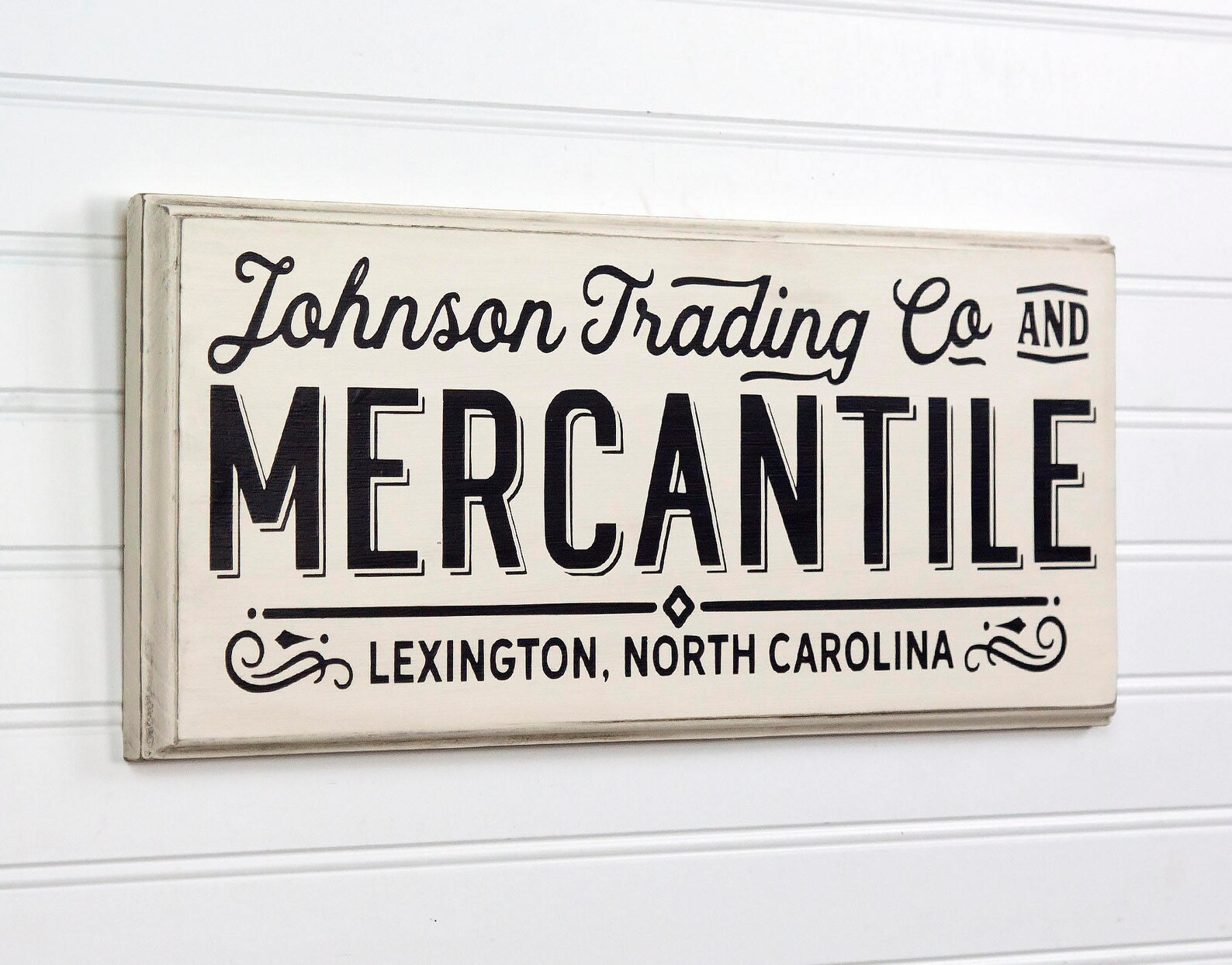 Personalized Mercantile Trading Company Farmhouse Retro Style Wood Sign ...