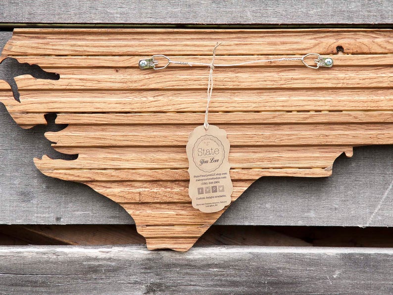 Virginia State Shape Wood Sign Cutout Wall Art. Modern Rustic - Etsy