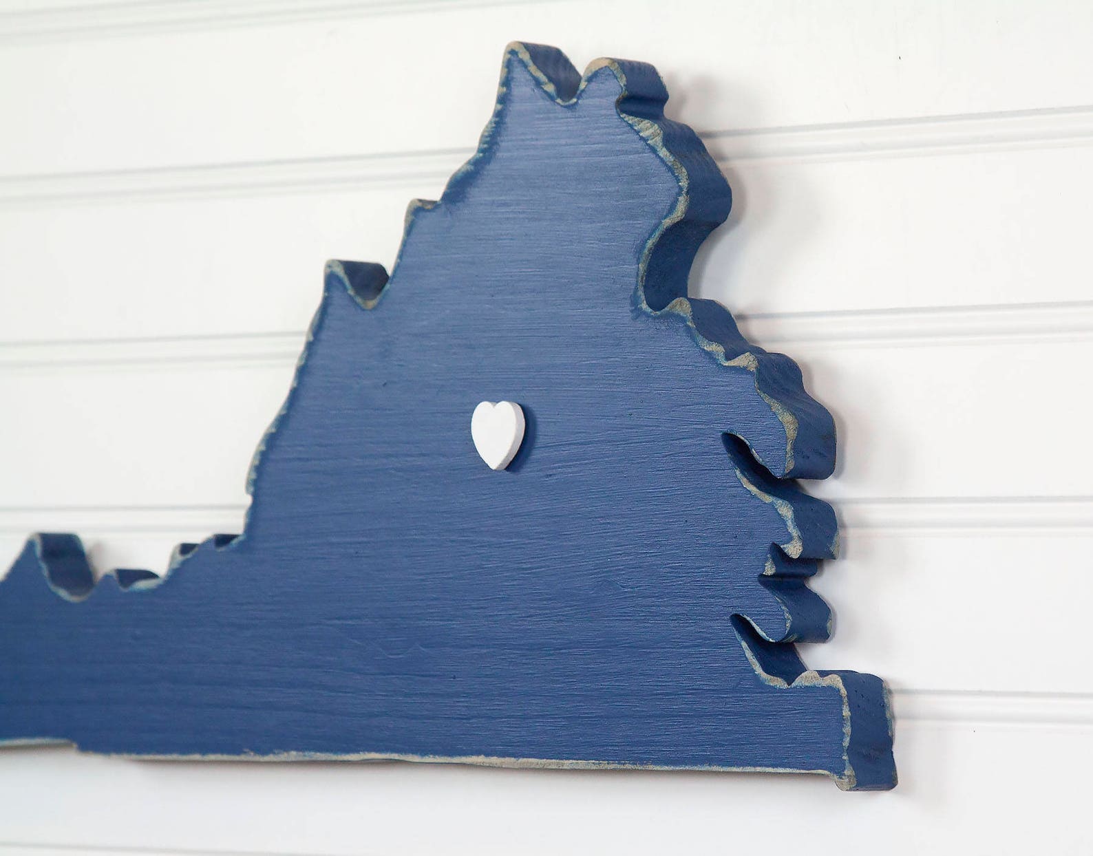 Virginia Home State Wood Sign Cutout Silhouette Wall Art Personalized ...