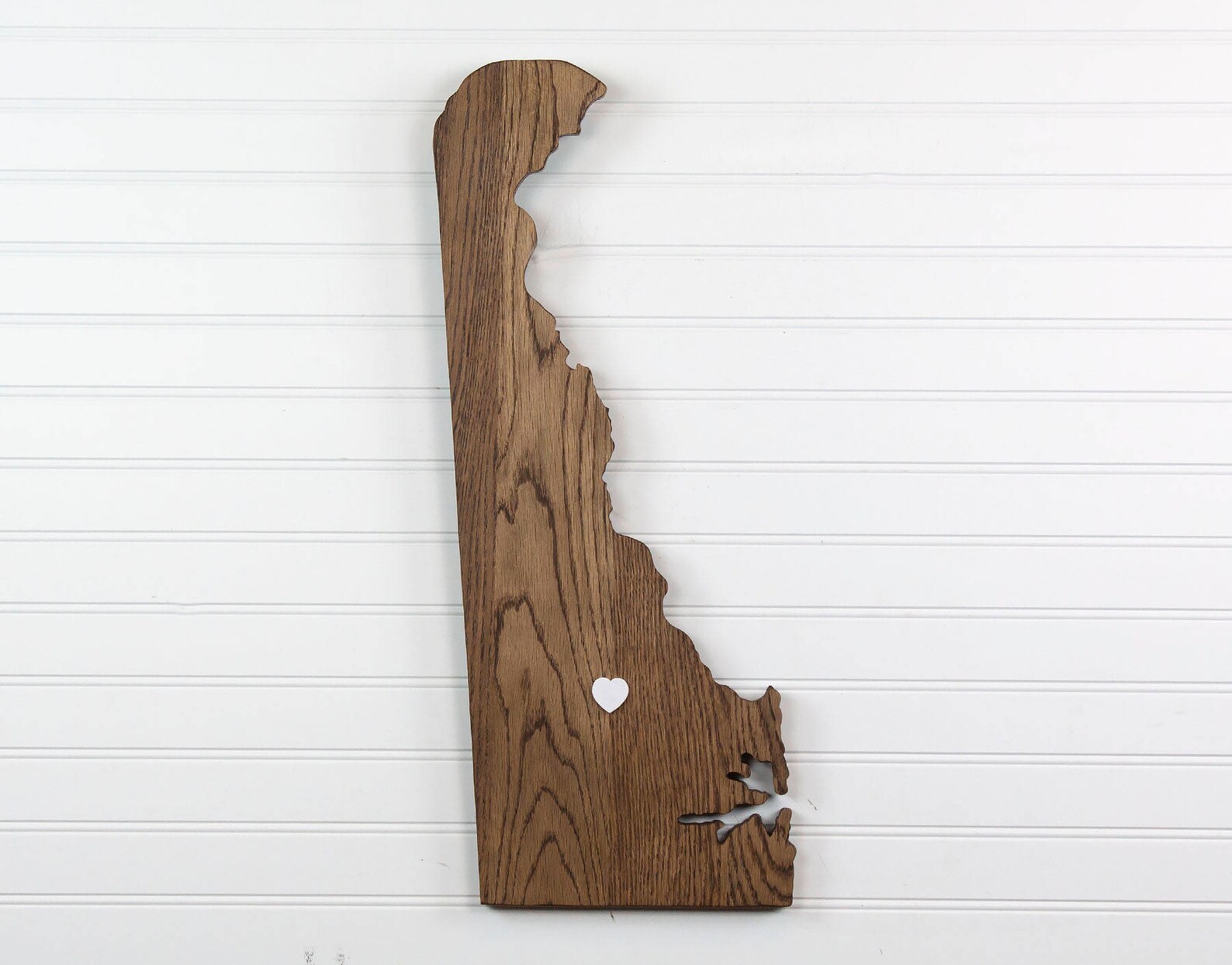 Delaware State Shape Wood Sign Cutout Wall Art. Modern Rustic - Etsy