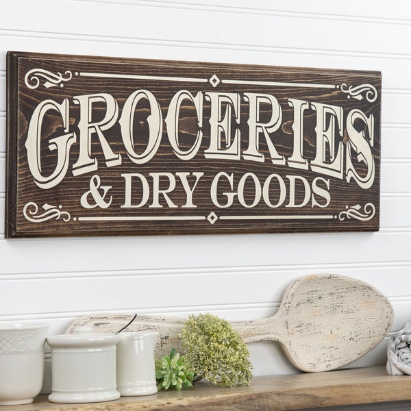 Groceries Sign - Etsy