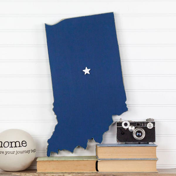 Indiana State Sign - Etsy