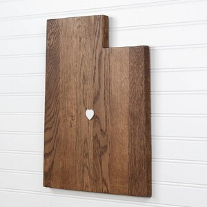 Utah State Shape Wood Sign Cutout Wall Art. Modern Rustic Farmhouse ...