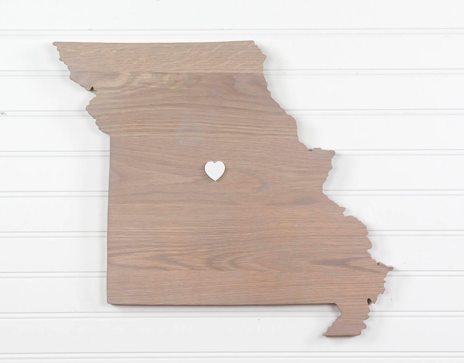 Missouri State Shape Wood Sign Cutout Wall Art. Modern Rustic ...