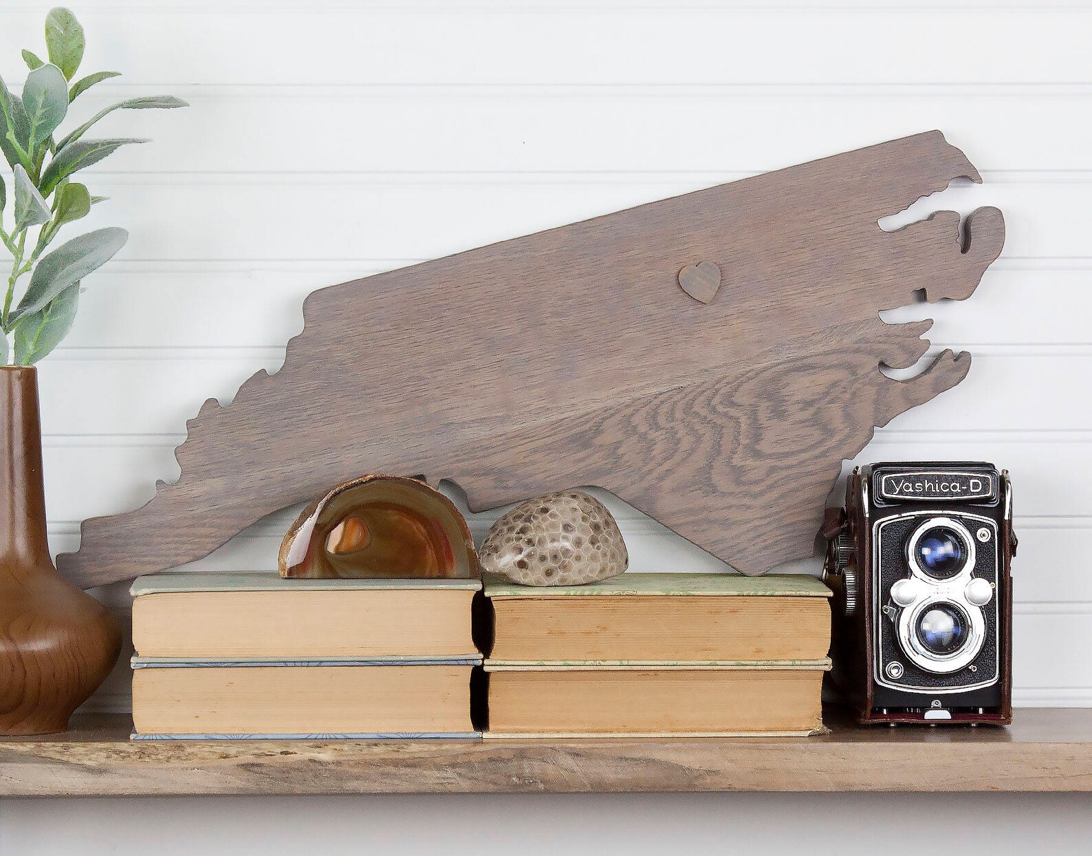 North Carolina State Shape Wood Sign Cutout Wall Art. Modern Rustic ...