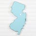 New Jersey Home State Wood Sign Cutout Silhouette Wall Art - Etsy