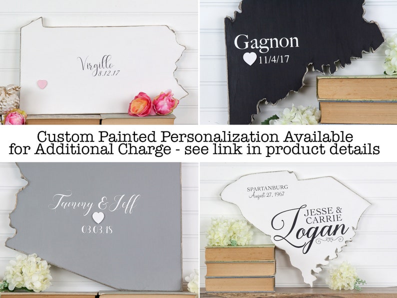 New Jersey Home State Wood Sign Cutout Silhouette Wall Art | Etsy