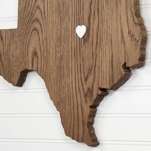 Texas State Shape Wood Sign Cutout Wall Art. Modern Rustic, Farmhouse ...