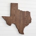 Texas State Shape Wood Sign Cutout Wall Art. Modern Rustic, Farmhouse ...