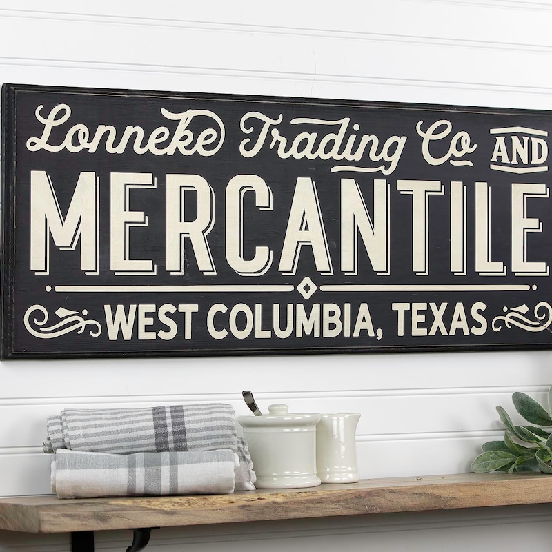 Mercantile Sign - Etsy