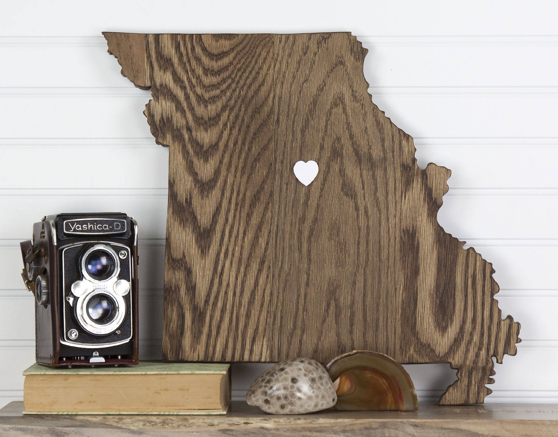Missouri State Shape Wood Sign Cutout Wall Art. Modern Rustic ...