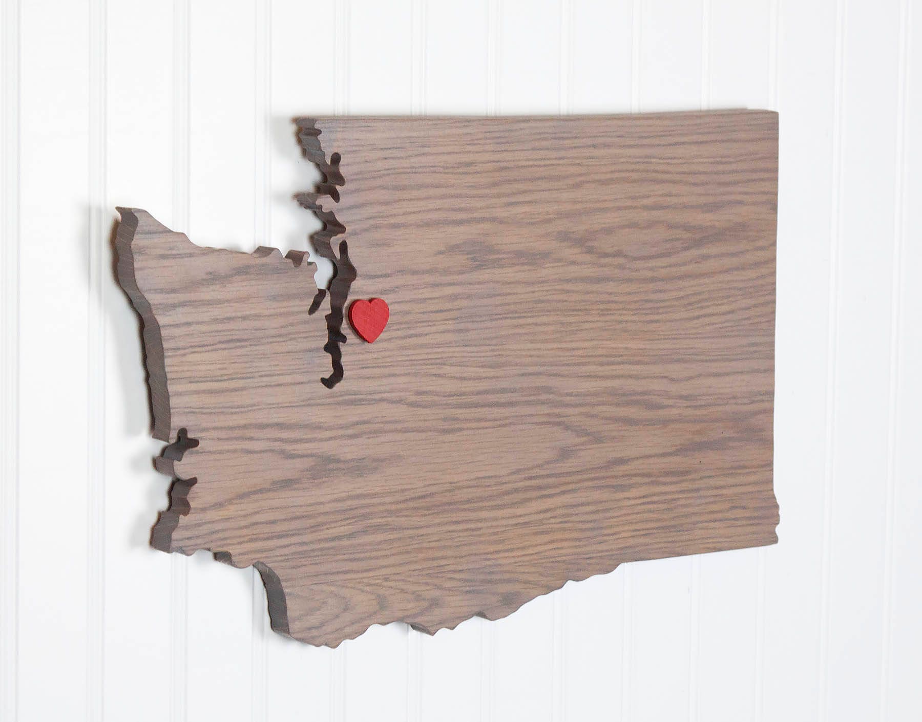 Washington State Shape Wood Sign Cutout Wall Art. Modern | Etsy