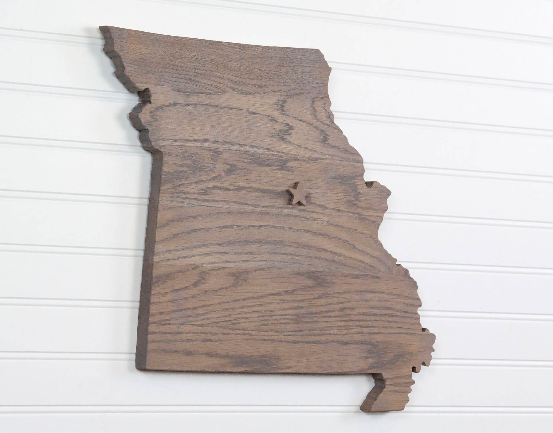 Missouri State Shape Wood Sign Cutout Wall Art. Modern Rustic | Etsy