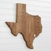 Texas State Shape Wood Sign Cutout Wall Art. Modern Rustic - Etsy