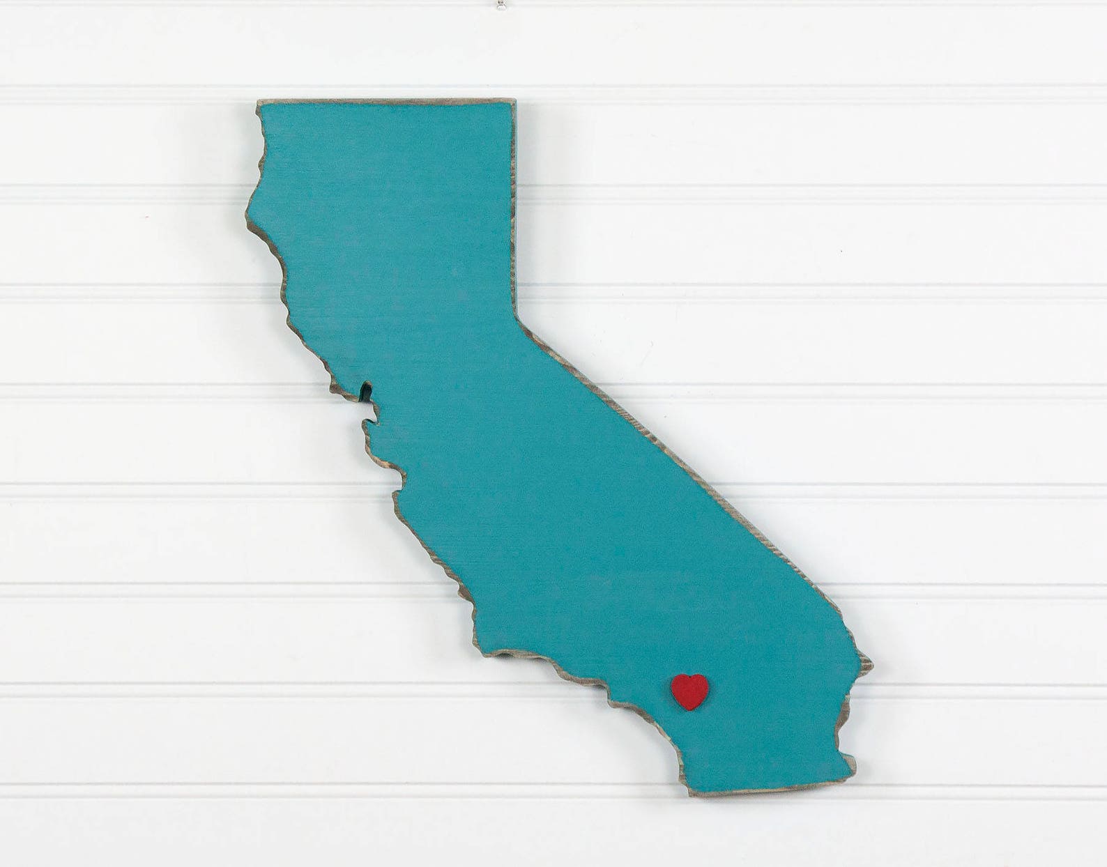 California Home State Wood Sign Cutout Silhouette Wall Art Personalized ...