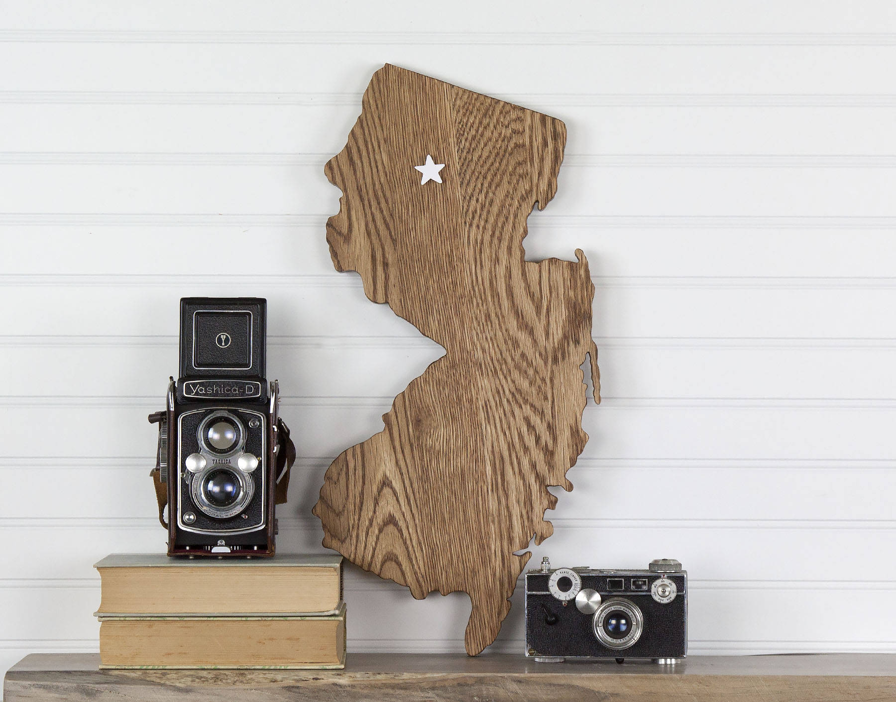 New Jersey State Shape Wood Sign Cutout Wall Art. Modern | Etsy