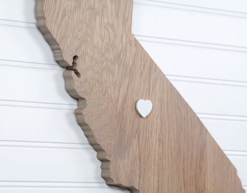 California State Shape Wood Sign Cutout Wall Art. Modern - Etsy