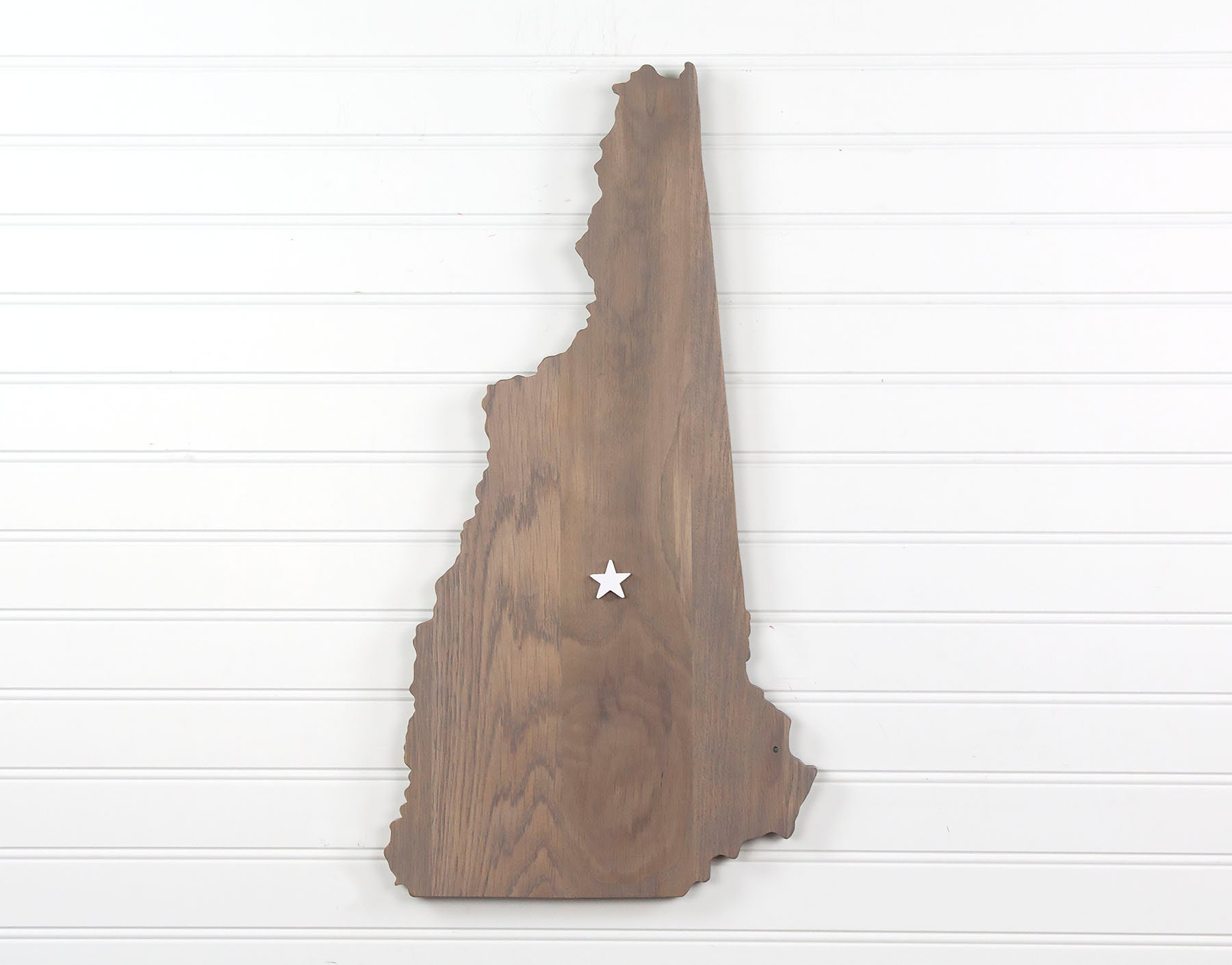 New Hampshire State Shape Wood Sign Cutout Wall Art. Moderno | Etsy