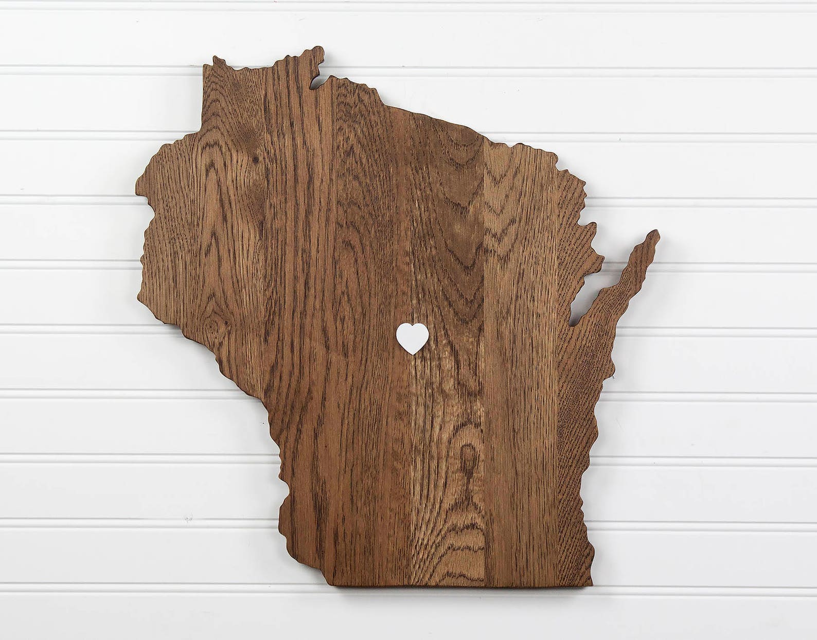 Wisconsin State Shape Wood Sign Cutout Wall Art. Modern | Etsy