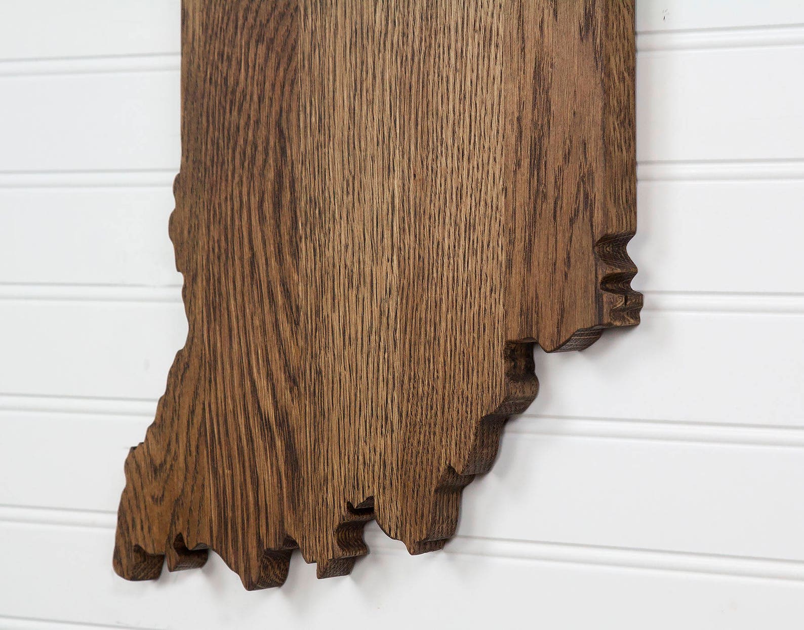 Indiana State Shape Wood Sign Cutout Wall Art. Modern Rustic - Etsy