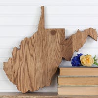 West Virginia Rustic Wooden Free Standing Decor - Etsy