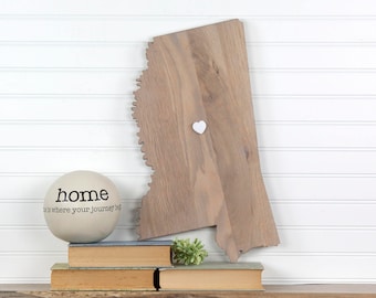 Rustic Mississippi State Sign - Etsy