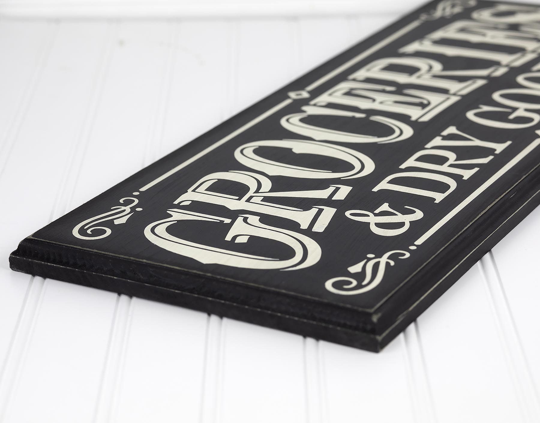 Groceries and Dry Goods Farmhouse Style Wood Sign Wall Art. Vintage ...
