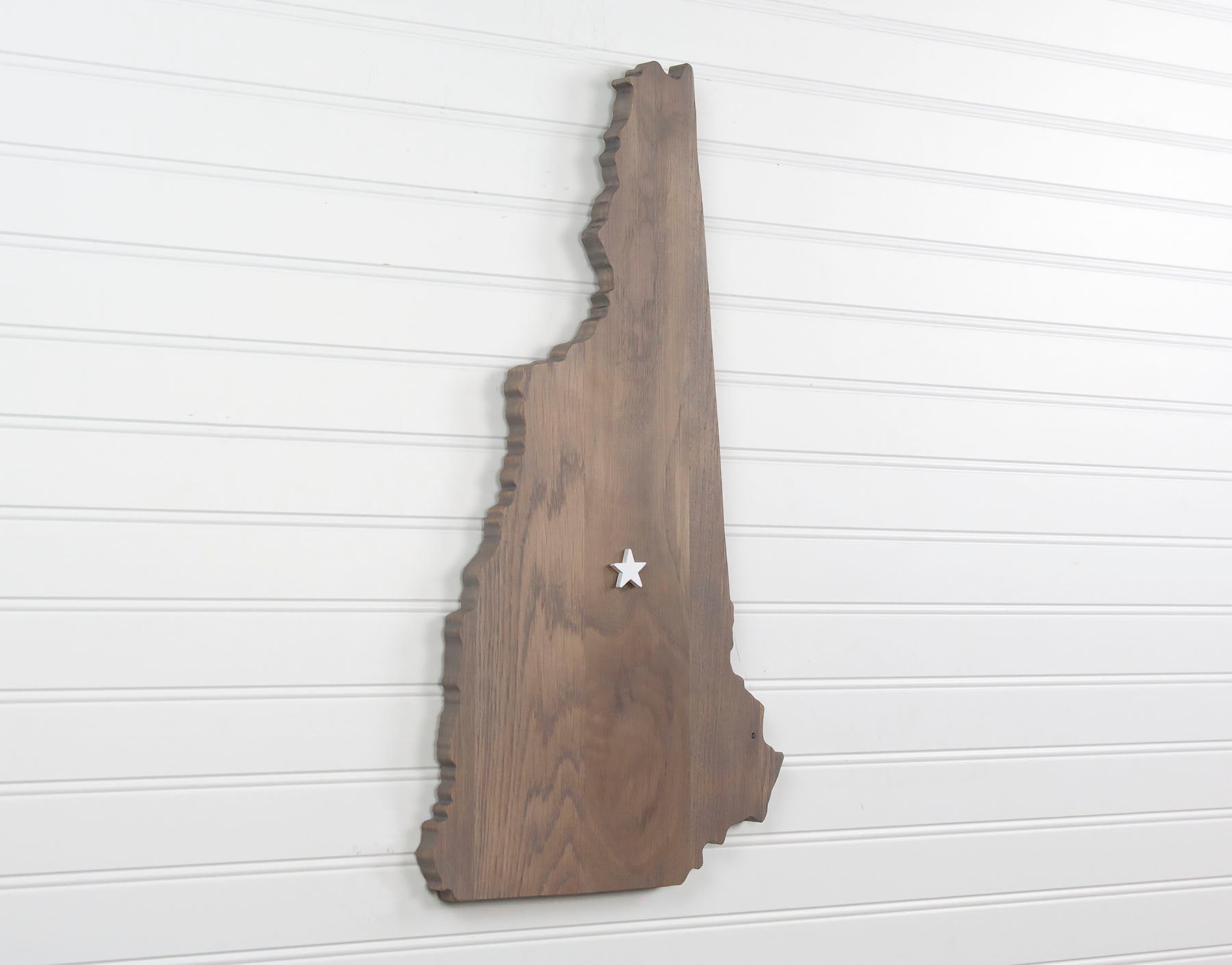 New Hampshire State Shape Wood Sign Cutout Wall Art. Moderno | Etsy