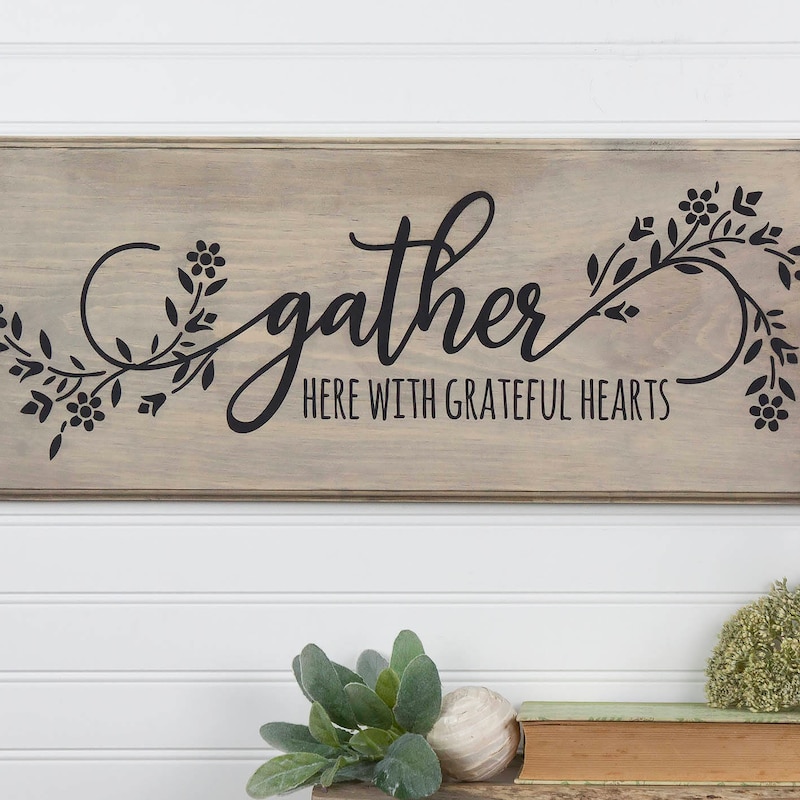 Large Gather Sign - Etsy