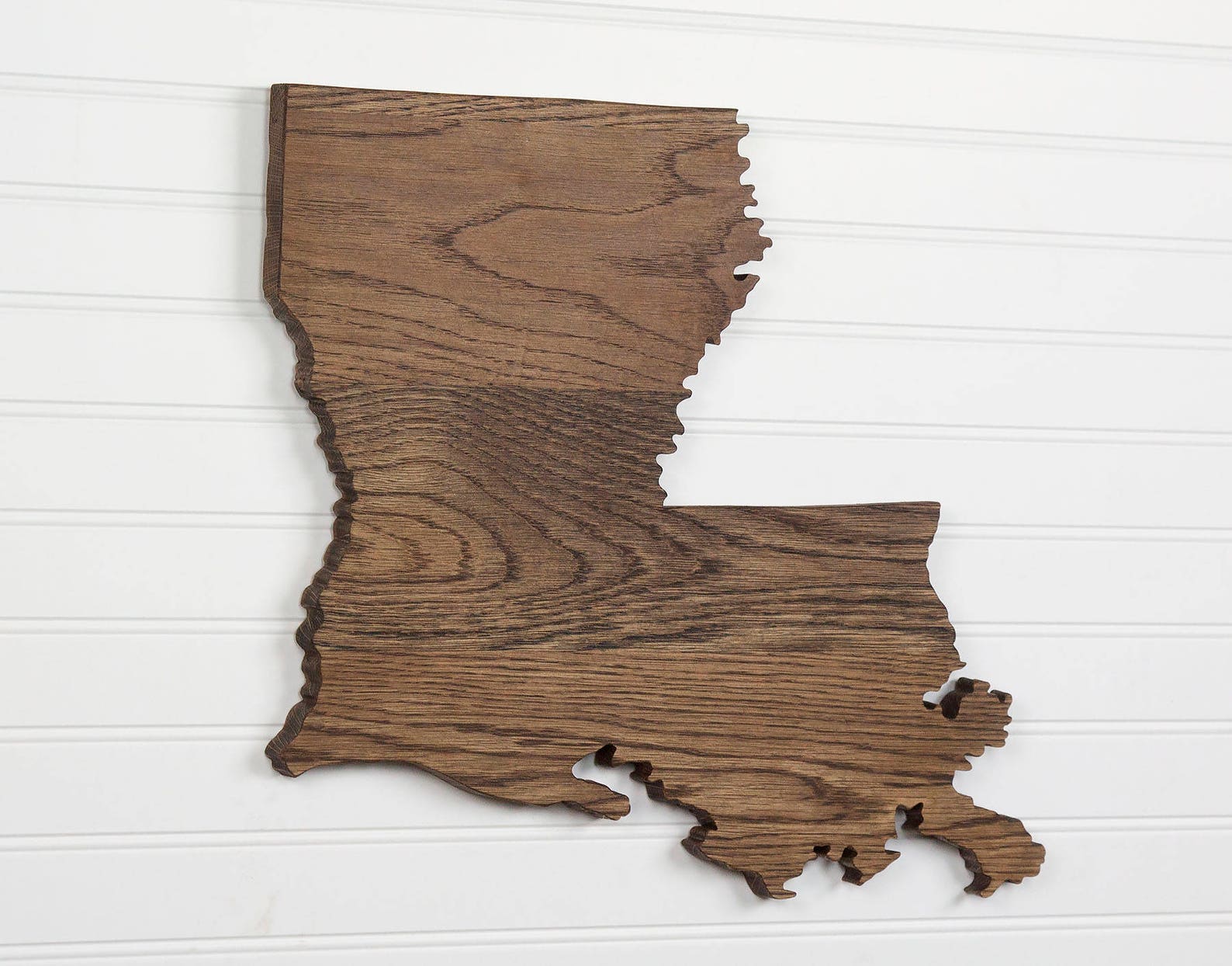 Louisiana State Shape Wood Sign Cutout Wall Art. Modern Rustic | Etsy