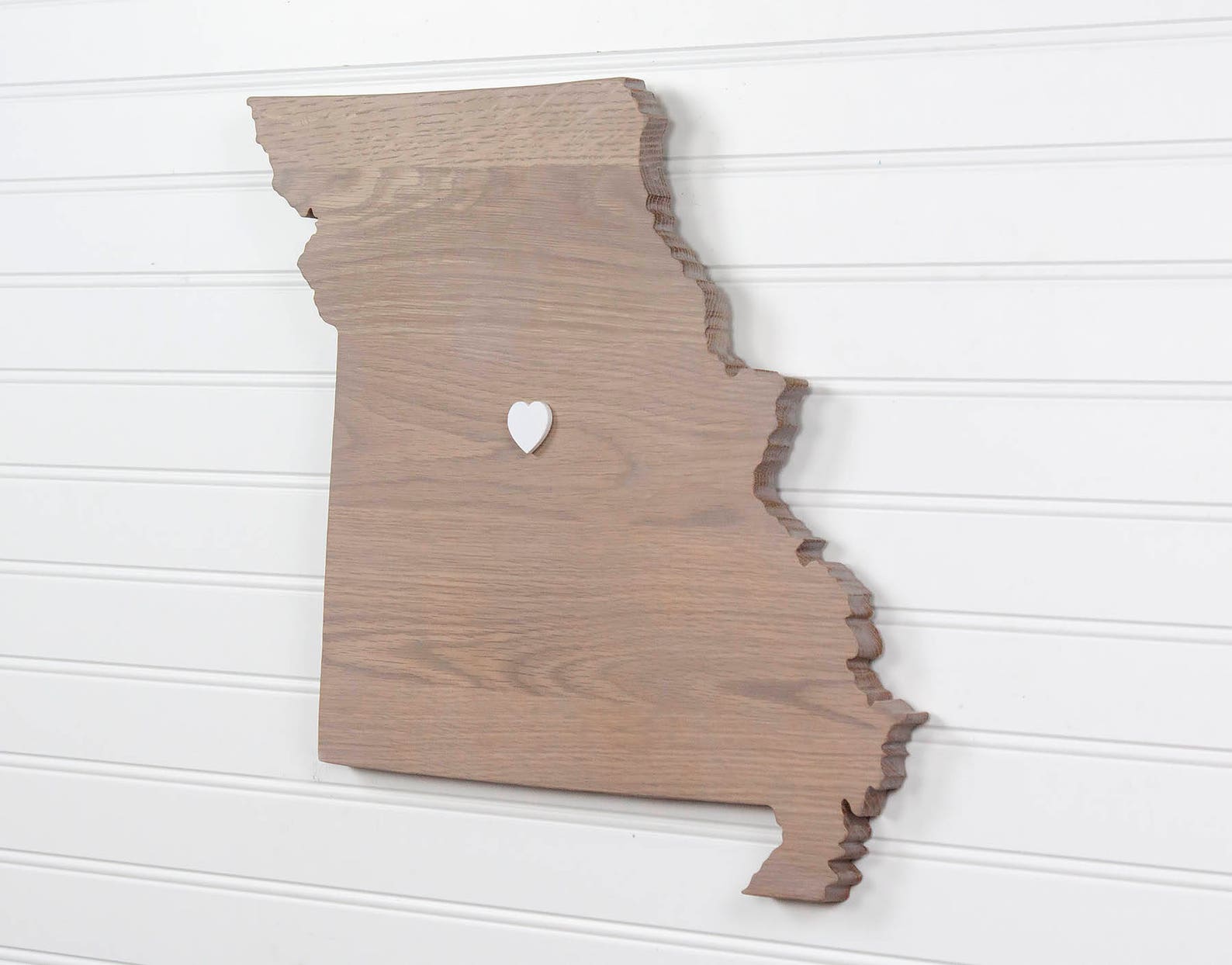 Missouri State Shape Wood Sign Cutout Wall Art. Modern Rustic ...