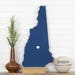 New Hampshire Home State Wood Sign Cutout Silhouette Wall Art - Etsy