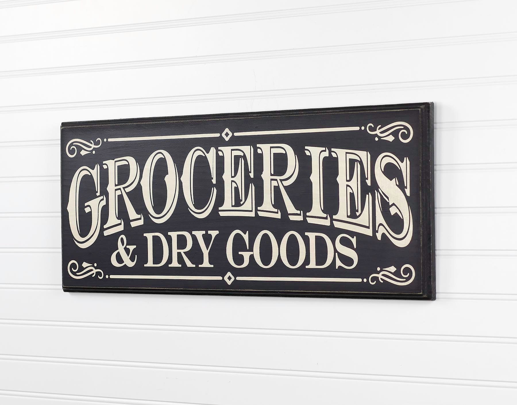 Groceries and Dry Goods Farmhouse Style Wood Sign Wall Art. | Etsy