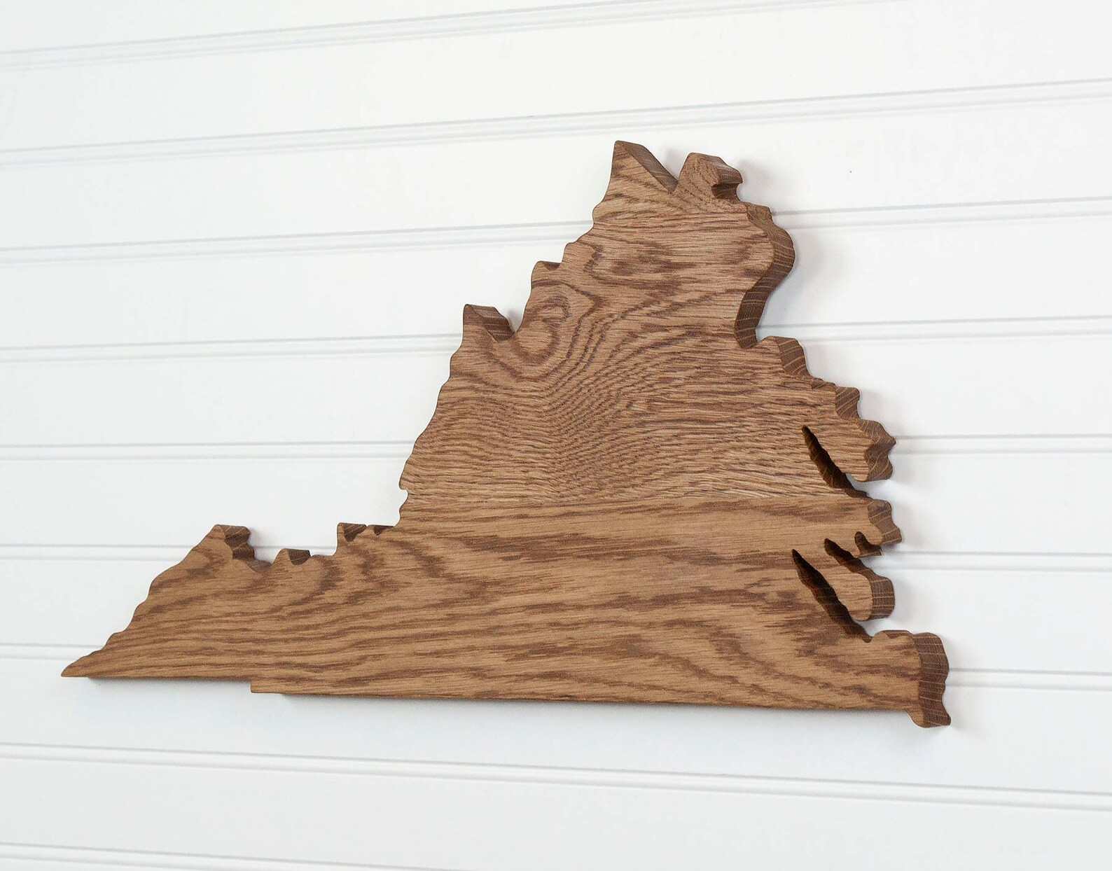 Virginia State Shape Wood Sign Cutout Wall Art. Modern Rustic | Etsy