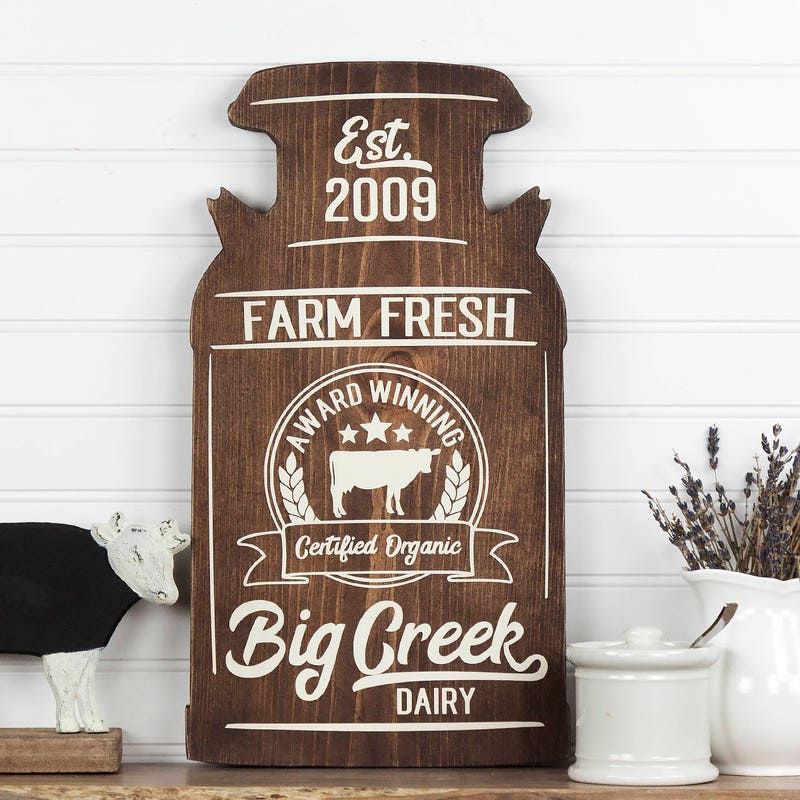 Milk Can Decal - Etsy